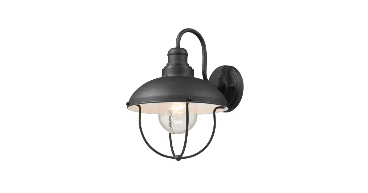 Z-Lite 590M-BK Ansel 14" Tall Wall Sconce | Ferguson Home