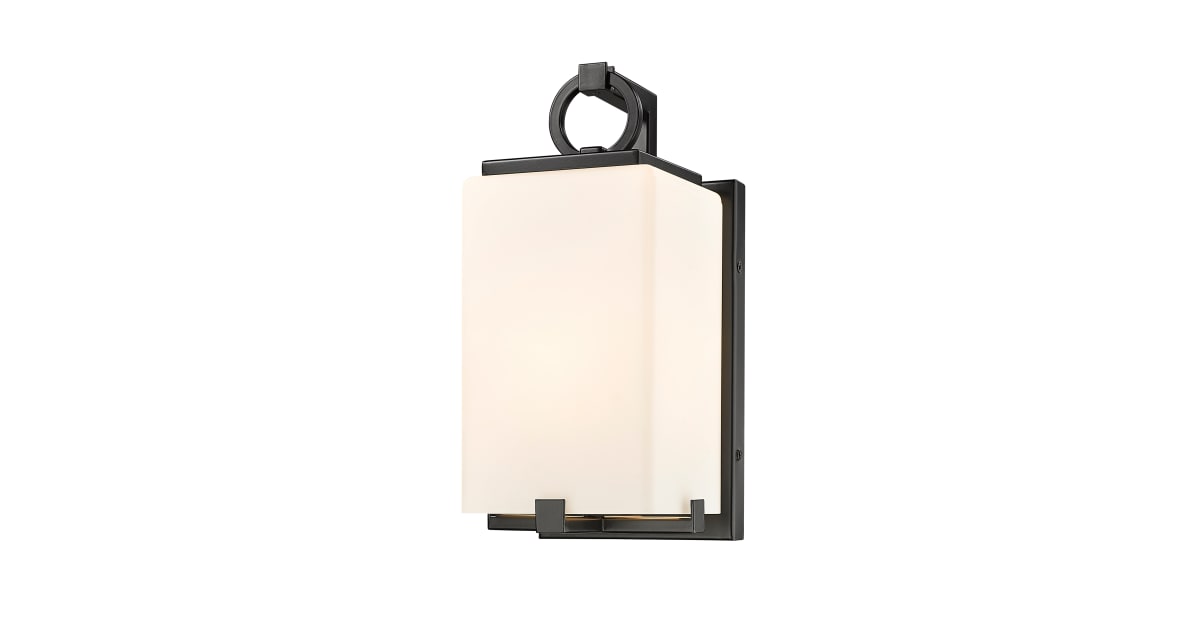 Z-Lite 593S-BK Sana 13" Tall Outdoor Wall Sconce | Ferguson Home
