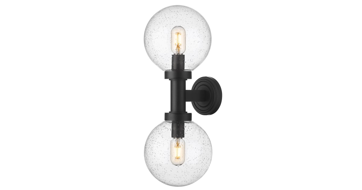 Z-Lite 599M2-BK Laurent 2 Light 21" Tall Wall Sconce | Ferguson Home
