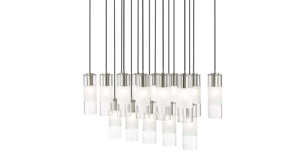 Z-Lite 824P-17L-BN Alton 17 Light 42" Wide Linear Chandelier | Ferguson ...