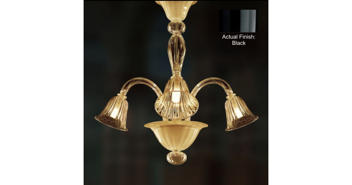 Zaneen D8-1300 Louvre 3 Light 1 Tier Chandelier | Ferguson Home