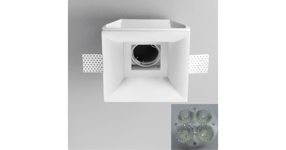 Zaneen D8-6232 Invisibli LED 1 Light 6.75" Trimless Recessed Downlight ...