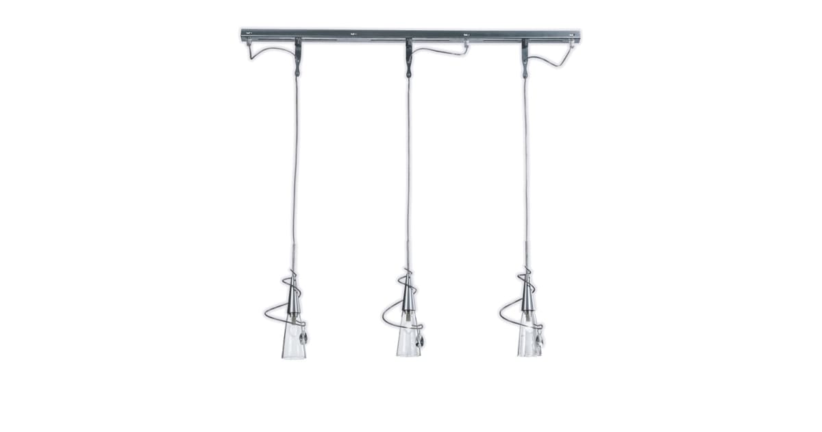 Zaneen Z6506ALU Flute 3 Light Mini Pendant | Ferguson Home