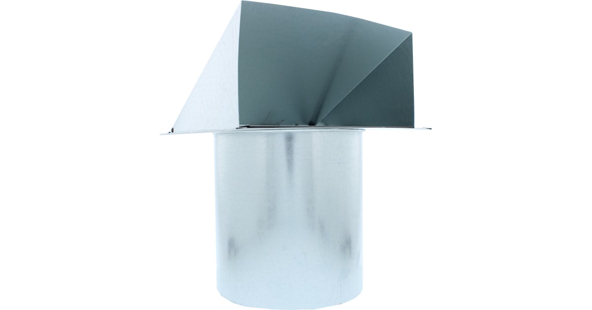 Zephyr AK00045 10 Inch Round Rain Proof Wall Exhaust Cap with Built In ...