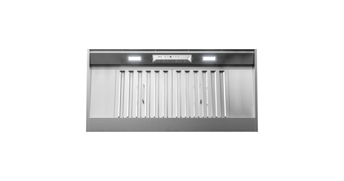 Zephyr AK9240BS Monsoon I 1200 CFM 42 Inch Wide Insert Range Hood with ...