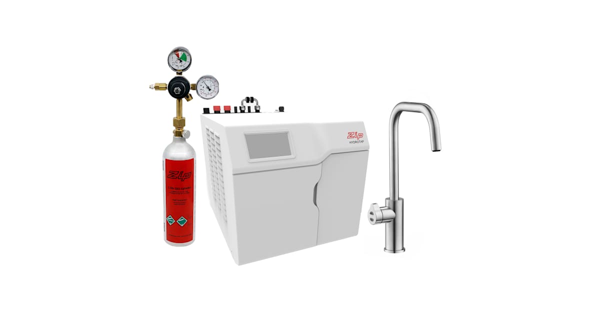 Zip Water CubeBCS120V-BR HydroTap Cube 1.8 GPM Boiling, Chilled, and ...