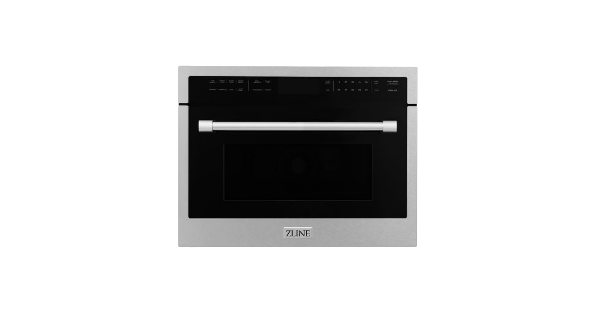 ZLINE MWO-24-SS 24 Inch Wide 1.55 Cu. Ft. 1000 Watt Fingerprint ...
