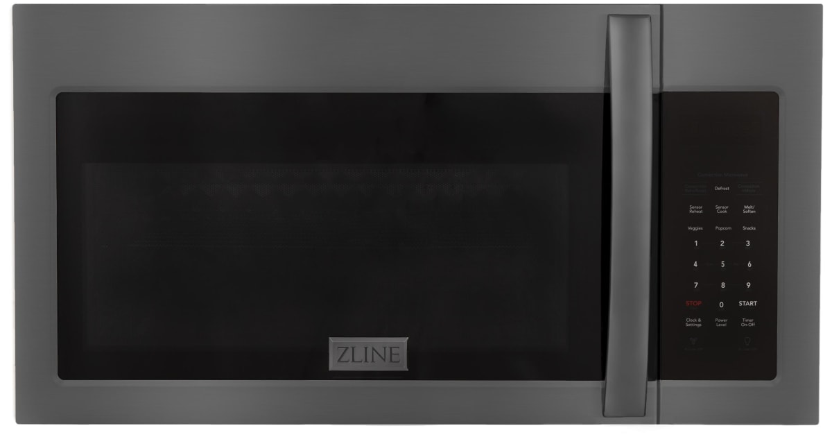 ZLINE MWO-OTR-30-BS 30 Inch Wide 1.6 Cu. Ft. 900 Watt Over the Range ...