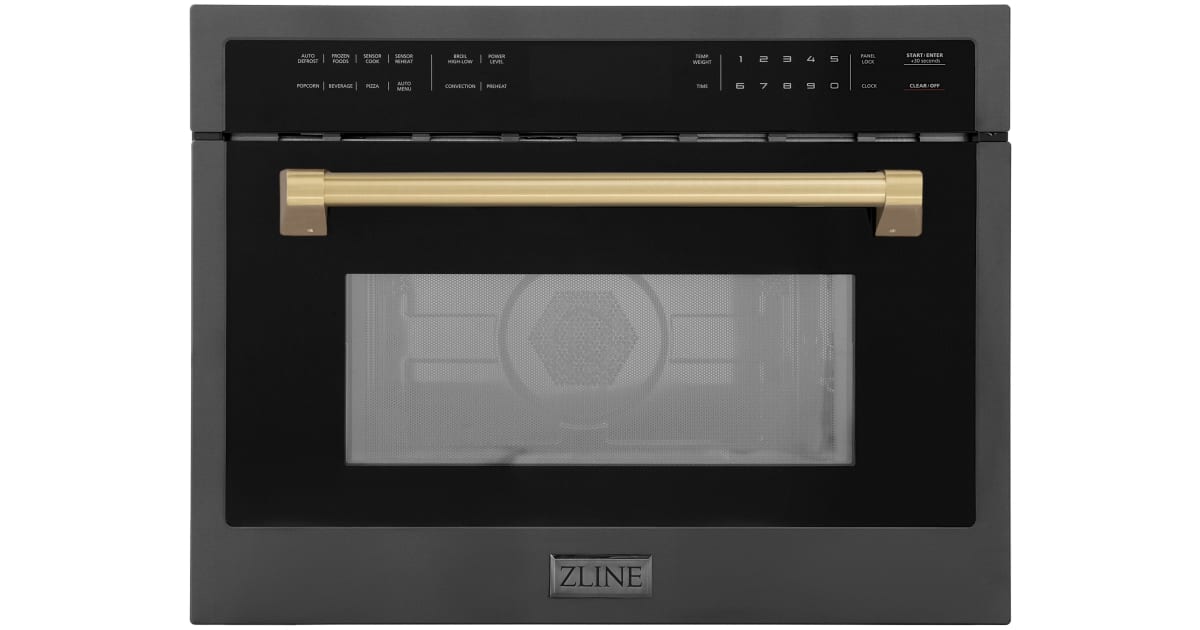 ZLINE MWOZ-24-BS-CB Autograph Edition 24 Inch Wide 1.6 Cu. Ft. 1000 ...