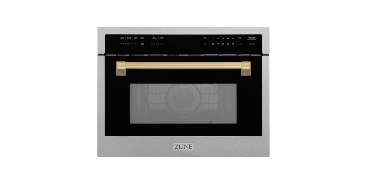 ZLINE MWOZ-24-SS-CB Autograph Edition 24 Inch Wide 1.55 Cu. Ft. 1000 ...