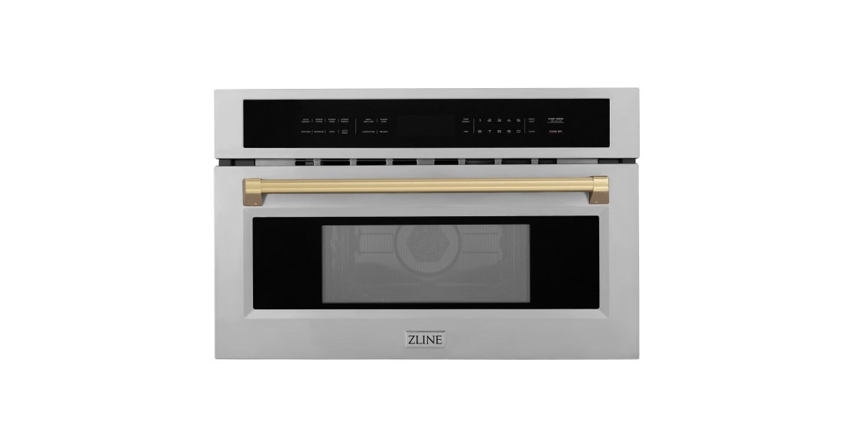 ZLINE MWOZ-30-SS-CB Autograph Edition 30 Inch Wide 1.6 Cu. Ft. 1000 ...