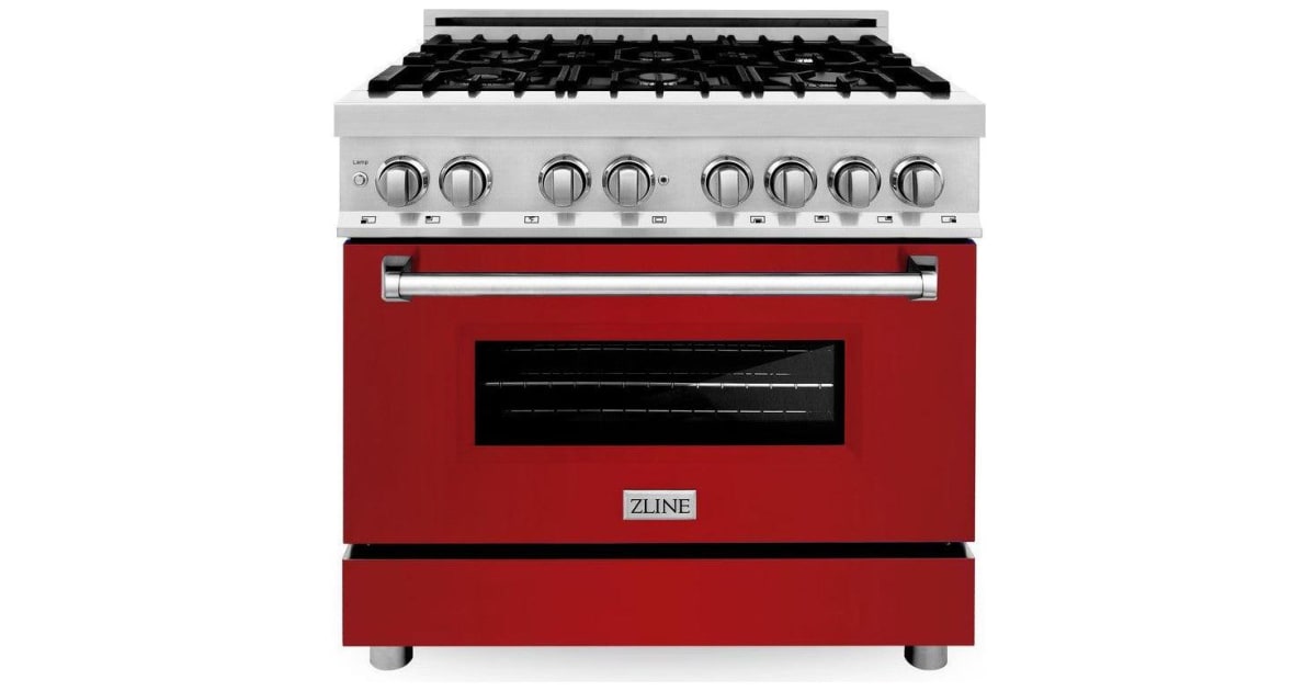 ZLINE RA-RG-36 Legacy 36 Inch Wide 4.6 Cu. Ft. Free Standing Dual Fuel ...