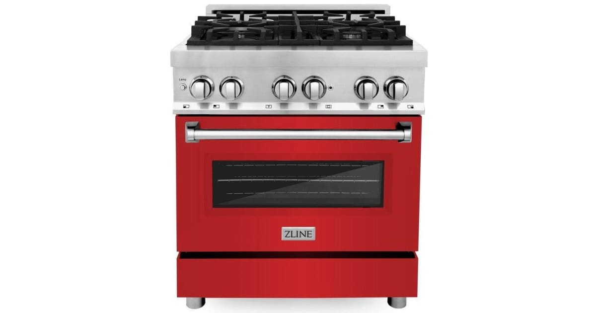ZLINE RA-RM-30 Legacy 30 Inch Wide 4 Cu. Ft. Free Standing Dual Fuel ...