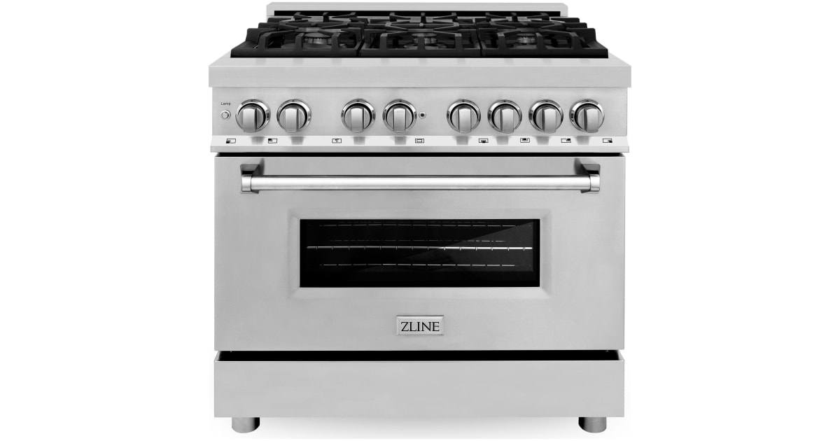 ZLINE RA36 Legacy 36 Inch Wide 4.6 Cu. Ft. Free Standing Dual Fuel ...