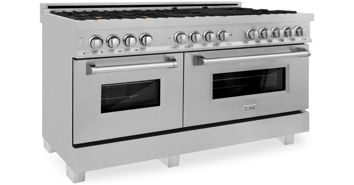 ZLINE RAS-SN-BR-60 Legacy 60 Inch Wide 7.4 Cu. Ft. Free Standing ...