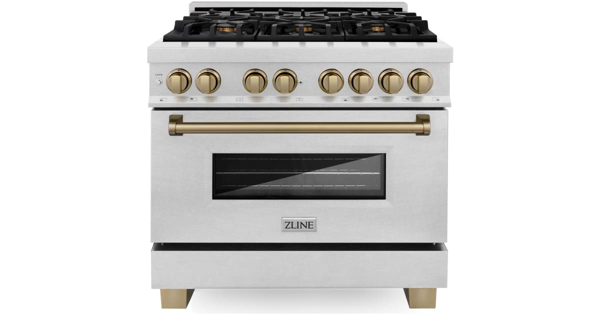 ZLINE RASZ-SN-36-CB Autograph Edition 36 Inch Wide 4.6 Cu. Ft. Free ...