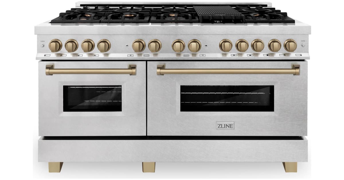 ZLINE RASZ-SN-60-CB Autograph Edition 60 Inch Wide 7.4 Cu. Ft. Free ...