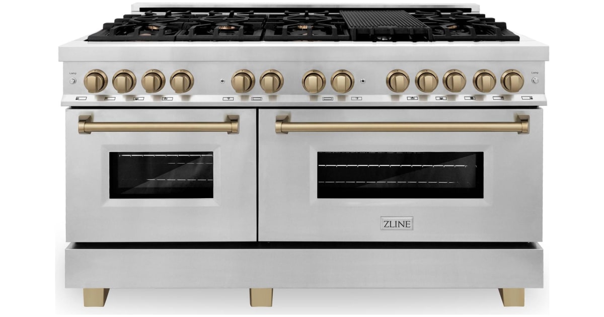 ZLINE RAZ-60-CB Autograph Edition 60 Inch Wide 7.4 Cu. Ft. Free ...