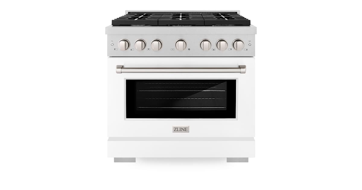 ZLINE SDRS-WM-36 36 Inch Wide 5.2 Cu. Ft. Free Standing Fingerprint ...