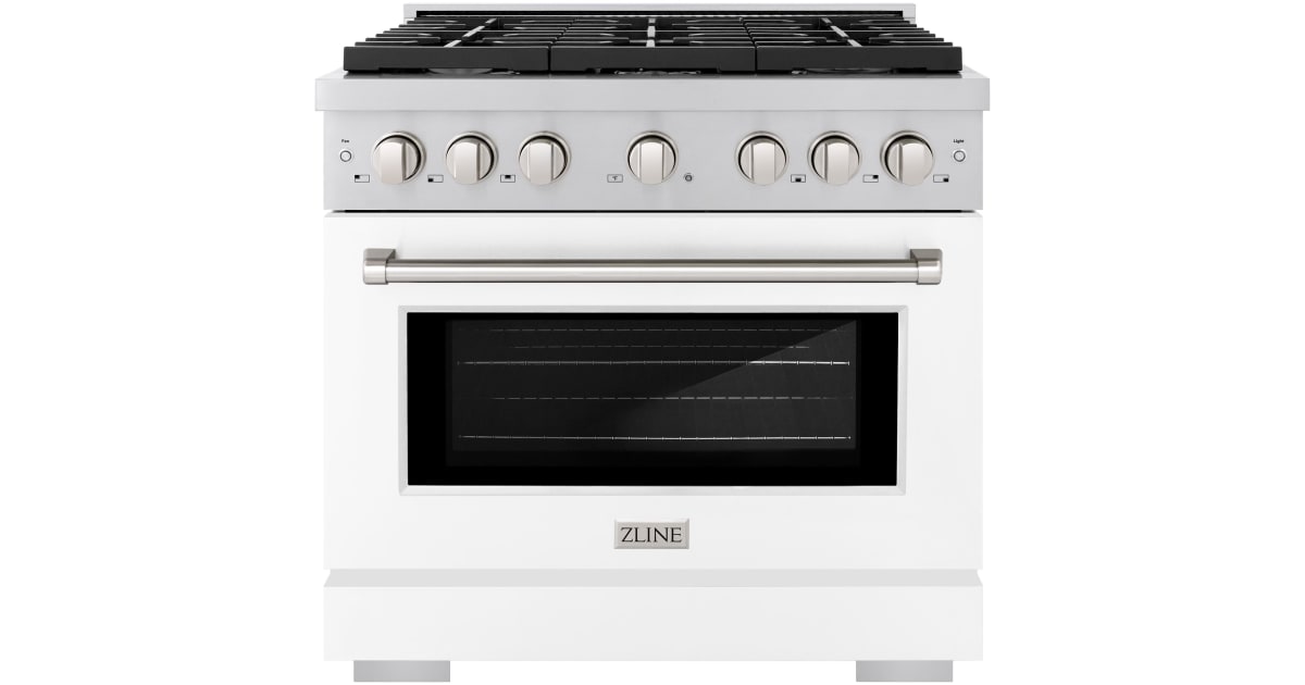ZLINE SGR-WM-36 Paramount 36 Inch Wide 5.2 Cu. Ft. Free Standing Gas ...