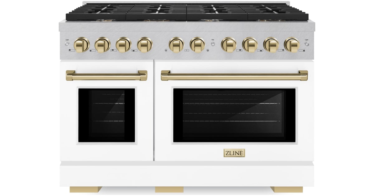 ZLINE SGRSZ-WM-48-G Autograph Edition 48 Inch Wide 6.7 Cu. Ft. Free ...