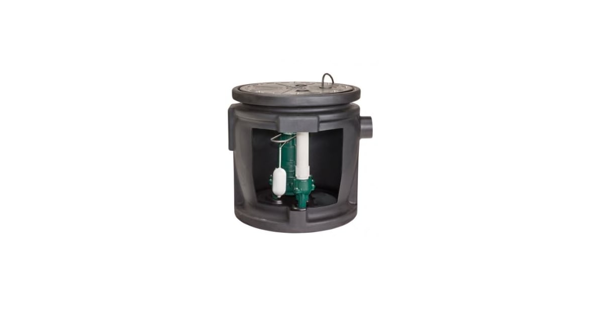 Zoeller 912-1090 Preassembled 24" x 24" Sewage System | Ferguson Home