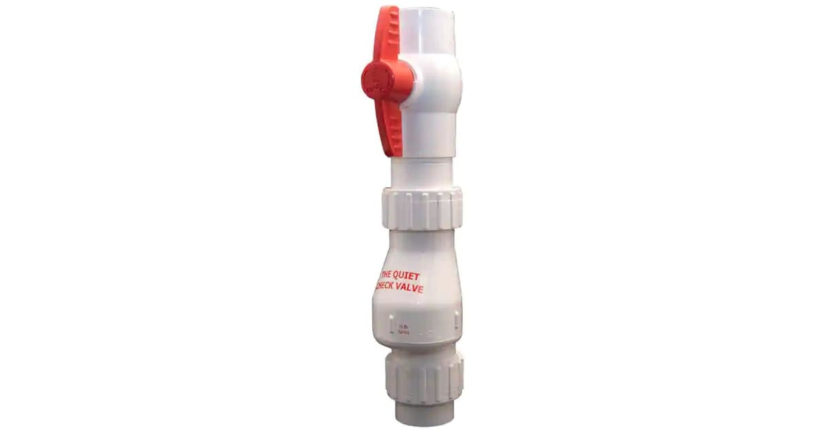 Zoeller 30-0046 1-1/2" Quiet Check Valve with Ball Valve | Ferguson Home