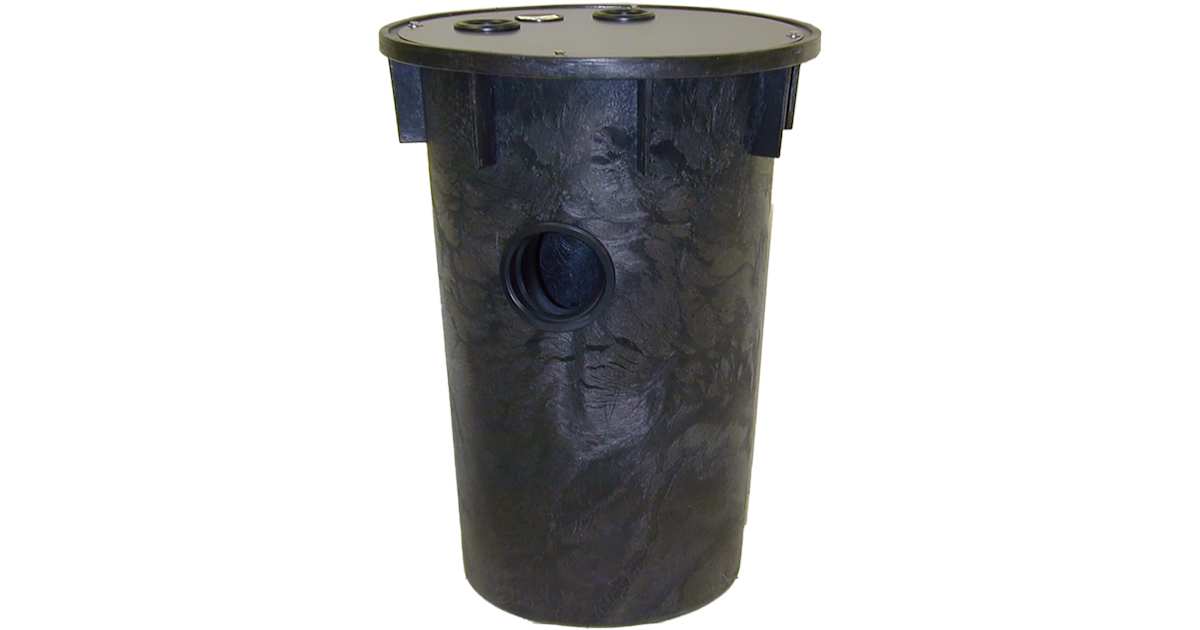 Zoeller 31-0615 18" X 30" Polyethylene Sump Pump Basin with Steel Cover ...