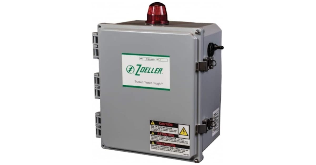 Zoeller 31354-0001 Pivot Simplex Control Panel with Alarm 115/200/230V ...