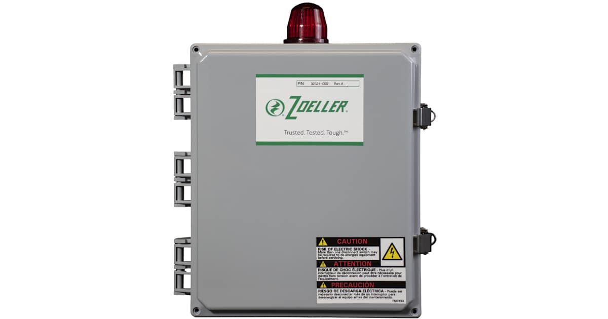 Zoeller 32324-0001 Pivot Duplex Alternator Control Panel with Alarm 115 ...