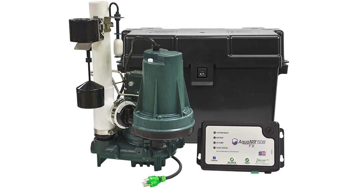 Zoeller 508-0020 ProPack63 - 3/10 HP Combo Primary and Aquanot Fit ...