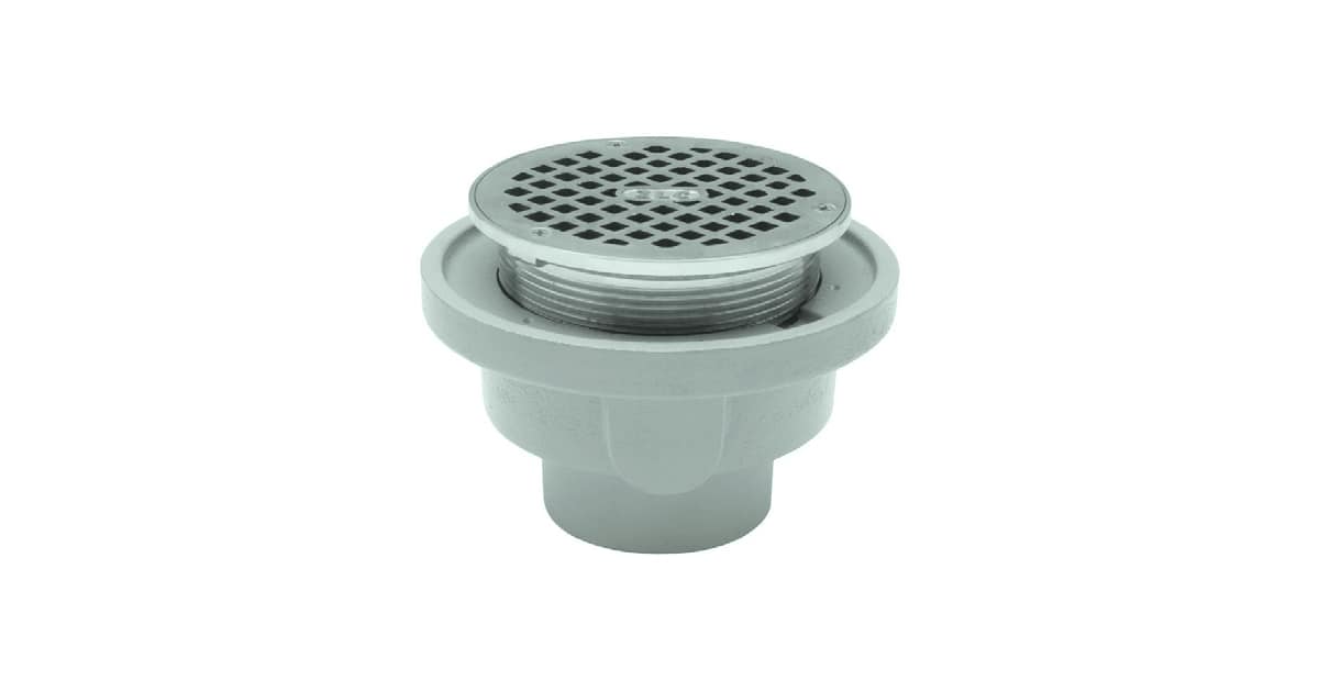 Zurn FD2320-NH4-R5 4" No-Hub Connection, Adjustable Floor Drain ...