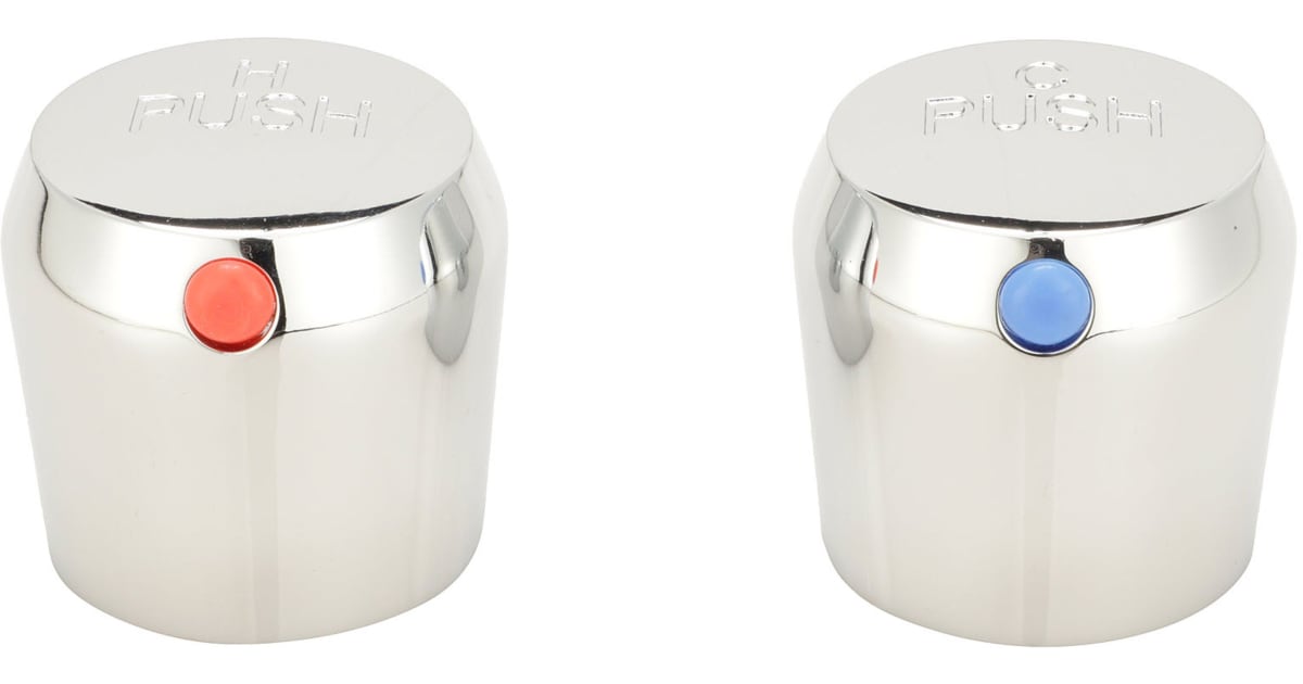 Zurn G61830 Replacement Hot and Cold Push Button Metering Handles ...
