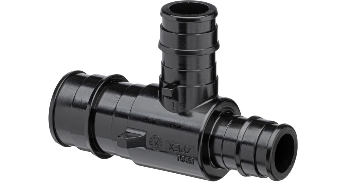 Zurn QEPT433X Expansion Cr (Polymer)Tee - 3/4" X 1/2" X 1/2" Ex Pex ...