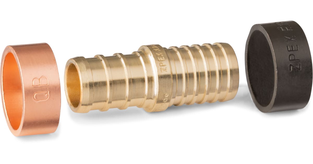 Zurn QQC33CGXNPK1 Xl Brass Transition Coupling - 1/2" Cts Pex X 1/2 ...