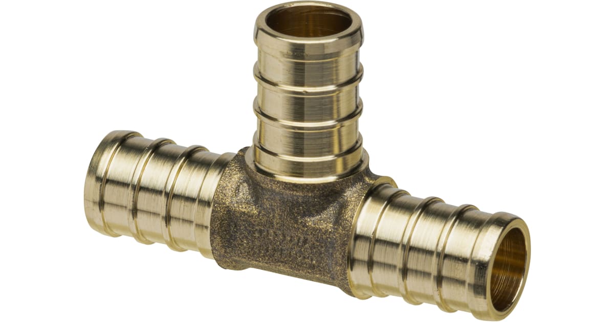 Zurn QQT333GX Xl Brass Tee – Small Diameter, 1/2" Barb | Ferguson Home