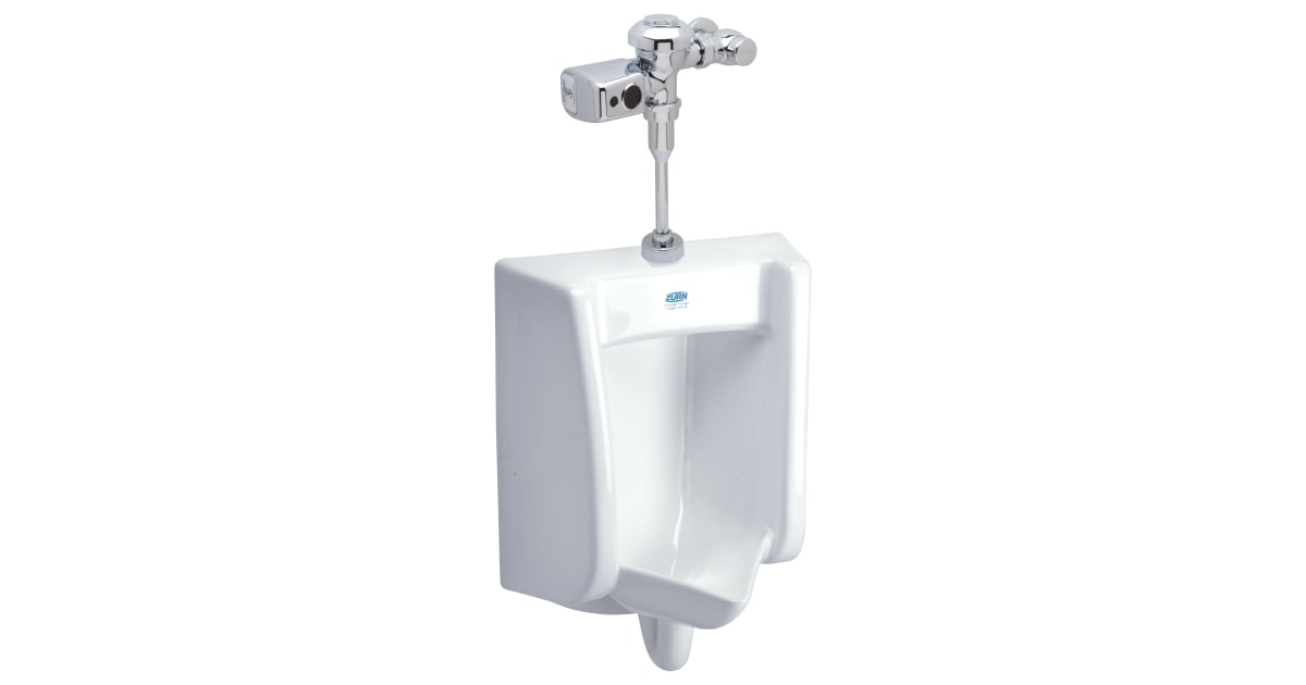 Zurn Z.UR2.S Zurn One 0.5 GPF Top Spud Urinal with Battery Powered ...