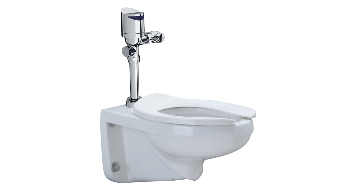 Zurn Z.WC2.S.TM Zurn One 1.28 GPF Wall Mounted One Piece Elongated ...