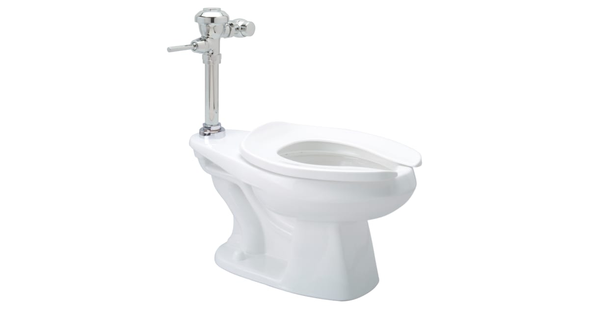Zurn Z.WC3.AM Zurn One 1.1 GPF ADA One Piece Round Toilet with Left ...