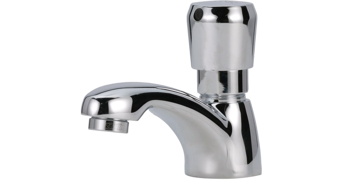 Zurn Z86100-XL-3M AquaSpec Single-Hole Metering Faucet, Deck Mount, 0.5 ...