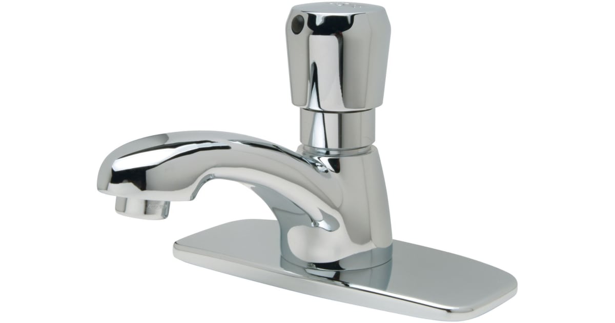 Zurn Z86100-XL-CP4-3M AquaSpec Single-Hole Metering Faucet, 0.5 GPM ...