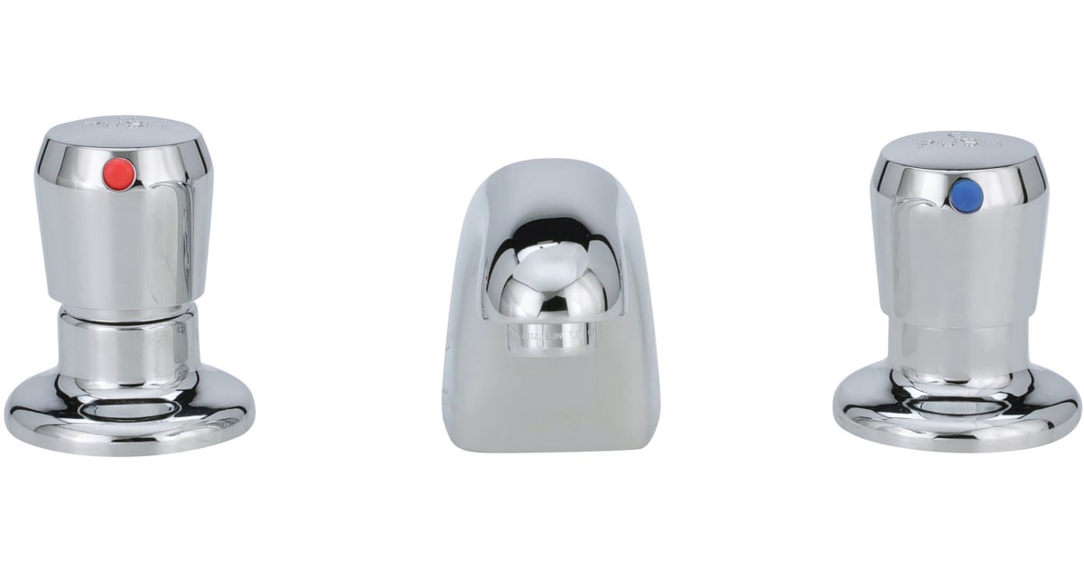 Zurn Z867R0-XL-ICT AquaSpec Metering Faucet, 8" Widespread with 1.0 GPM ...