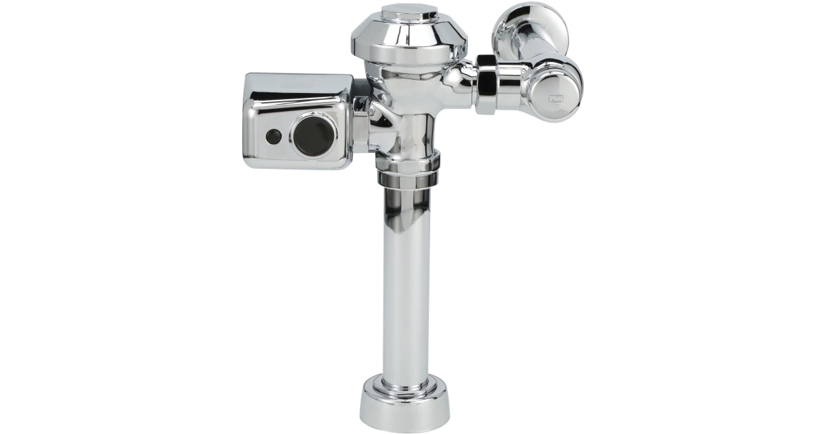 Zurn ZER6000PL-CP AquaSense 3.5 GPF Electronic Toilet Flushometer ...