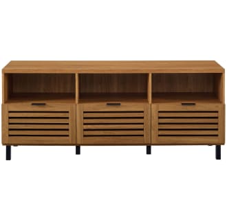 Delacora BD58JACSDDW Mid-Century Modern 58" Slat Door TV | Build.com