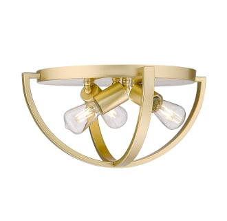 Golden Lighting 3167-FM15 EB Colson 14" Wide Flush Mount | Build.com