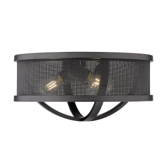 Golden Lighting 3167-FM15 EB Colson 14" Wide Flush Mount | Build.com