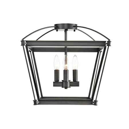 Alora Lighting SF312204UB Manor 4 Light 17" Wide Semi-Flush Ceiling ...
