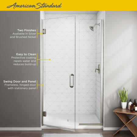 American Standard AM00814400.006 Shower Door Collection 72" High x 47-9 ...