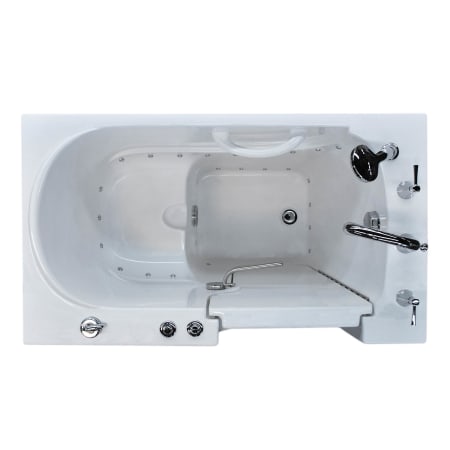 Avano AV2646RBA Walk-In Tubs 45-3/4" Gel Coated Air Bathtub for Alcove ...