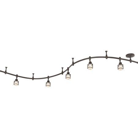 Bellevue MVTRK7845WBRZ Meagher 5 Light 108" Wide LED Track Kit with ...